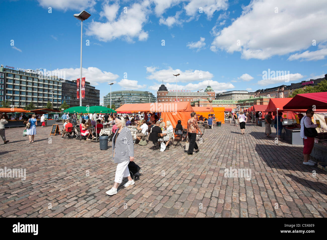 Hakaniemi market square Helsinki Finland Stock Photo - Alamy