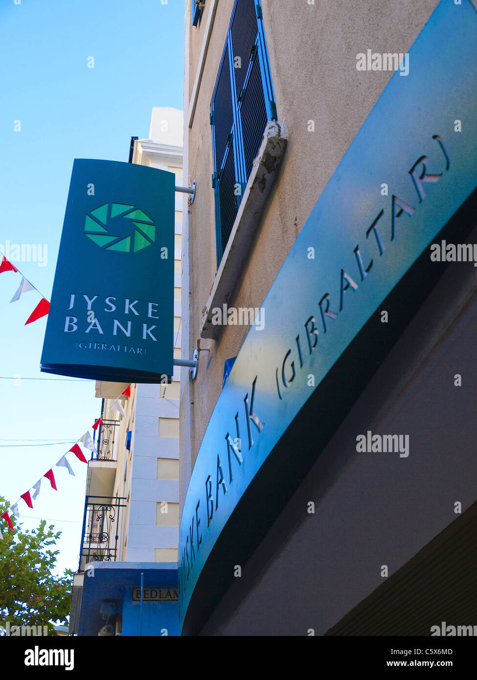 Jyske Bank, Gibraltar Stock Photo - Alamy