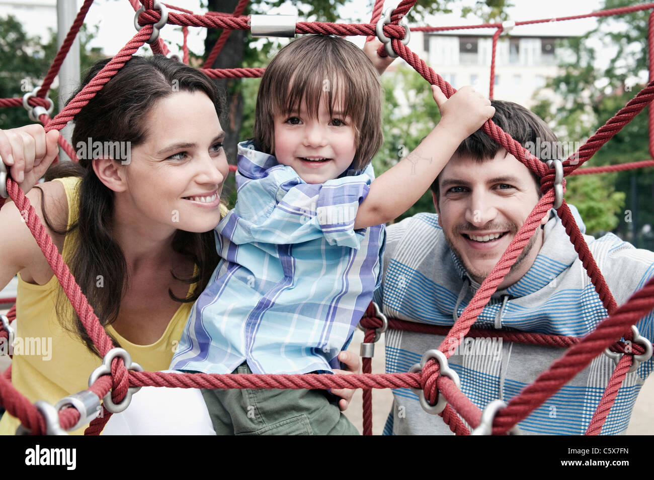 Close up laughing child anticipation hi-res stock photography and ...