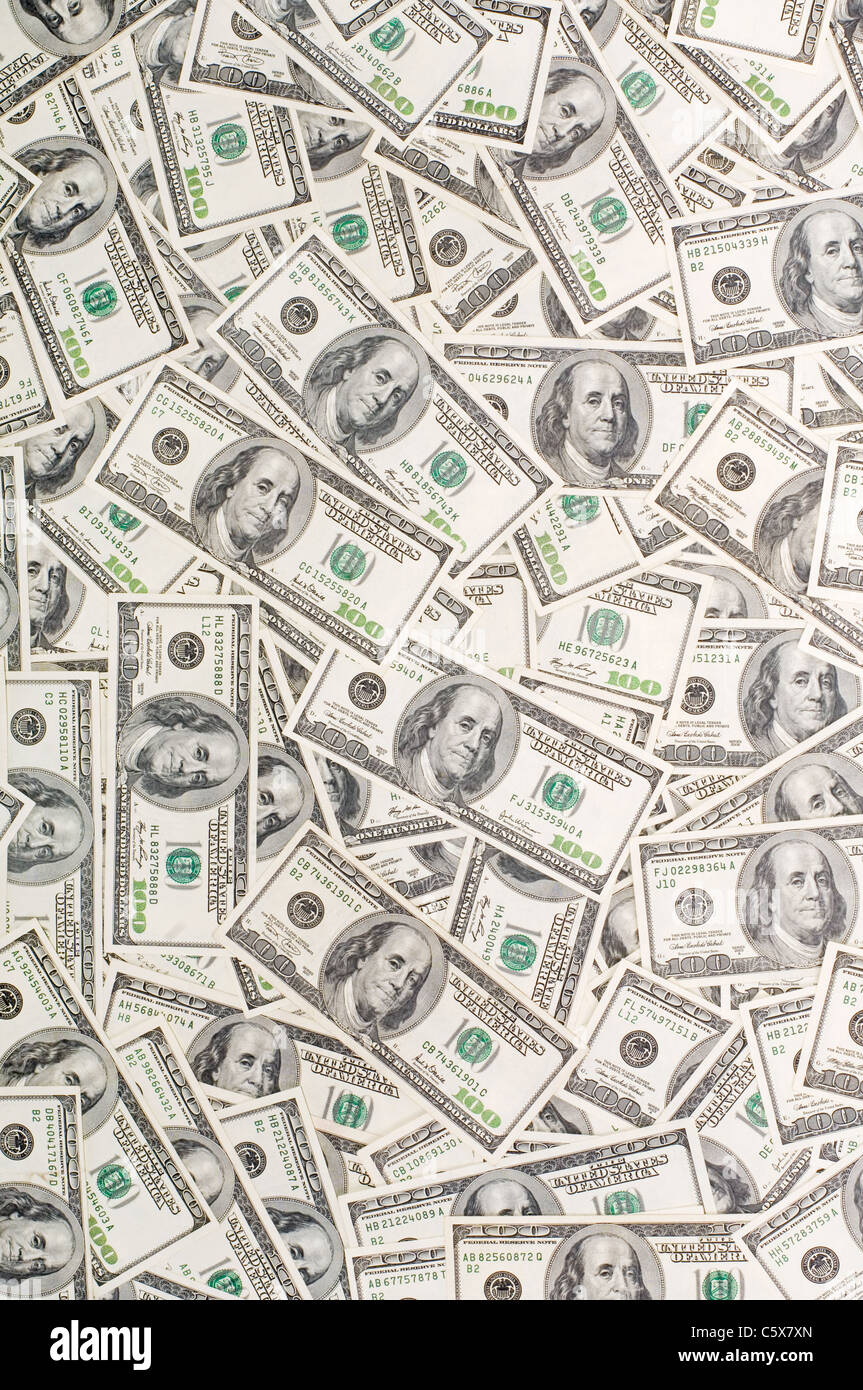 Stacks of Money Stock Photo - Alamy