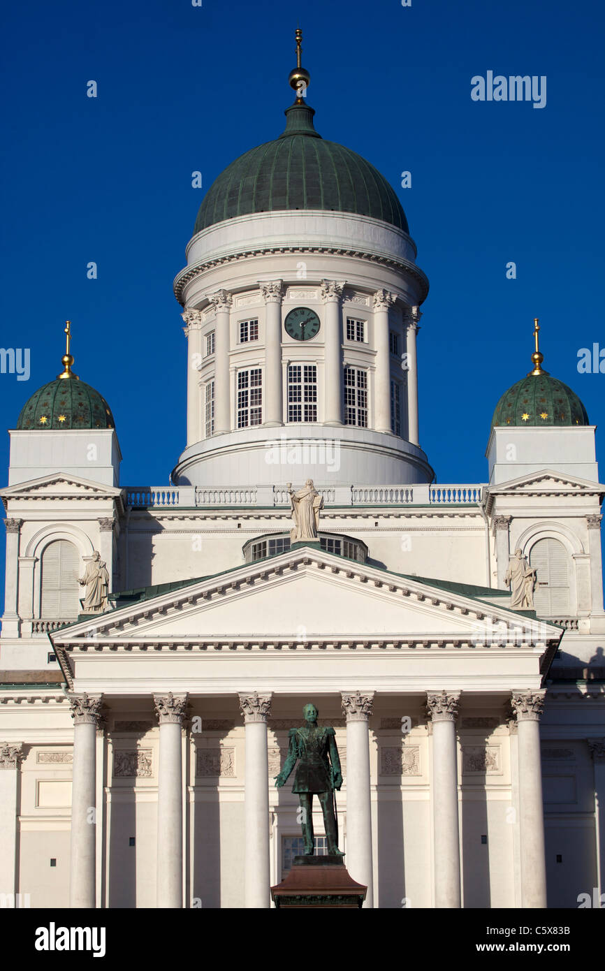 Helsinki Cathedral Senate Square Helsinki Finland Stock Photo - Alamy