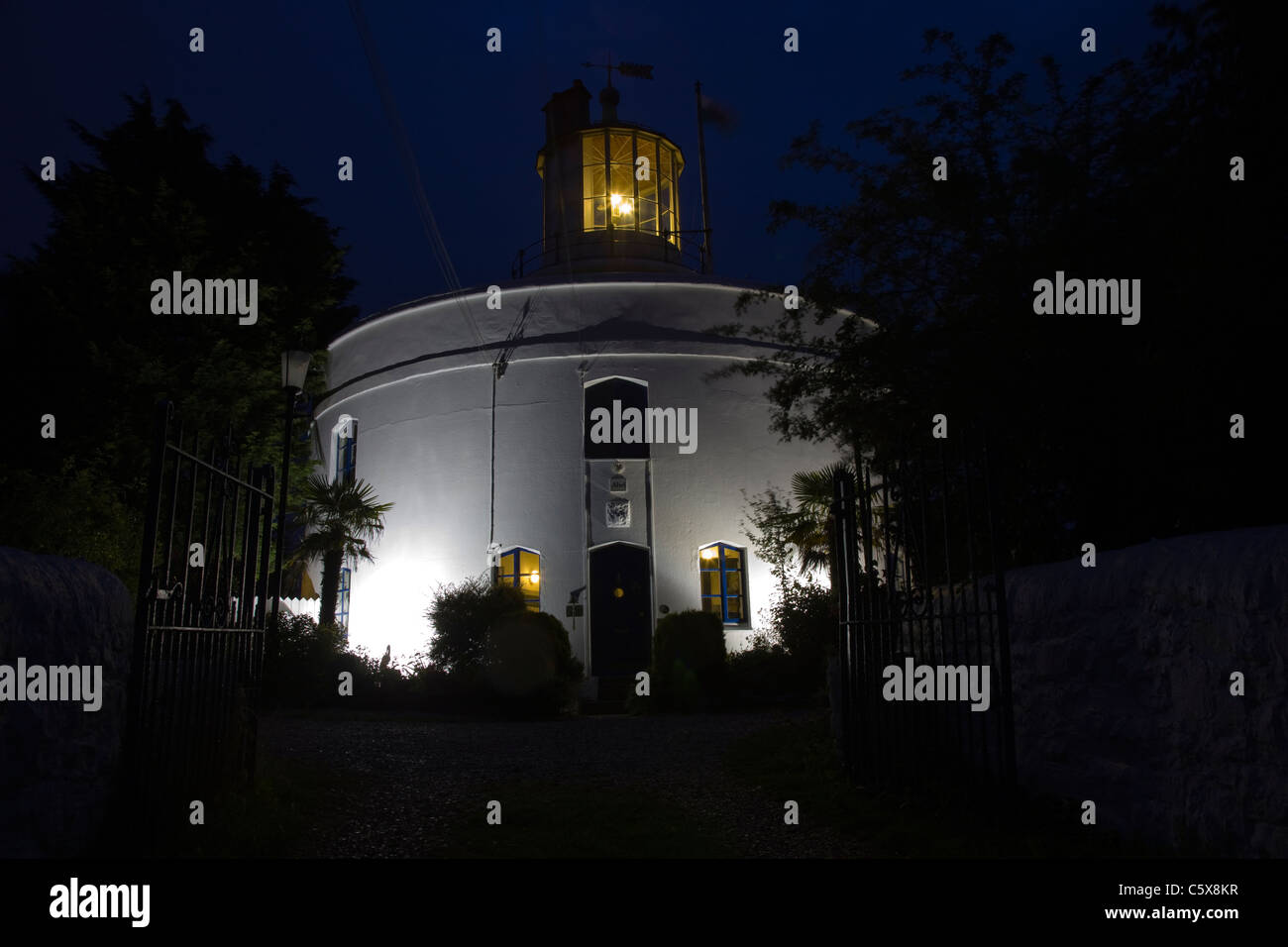 West Usk Lighthouse near Newport Stock Photo - Alamy