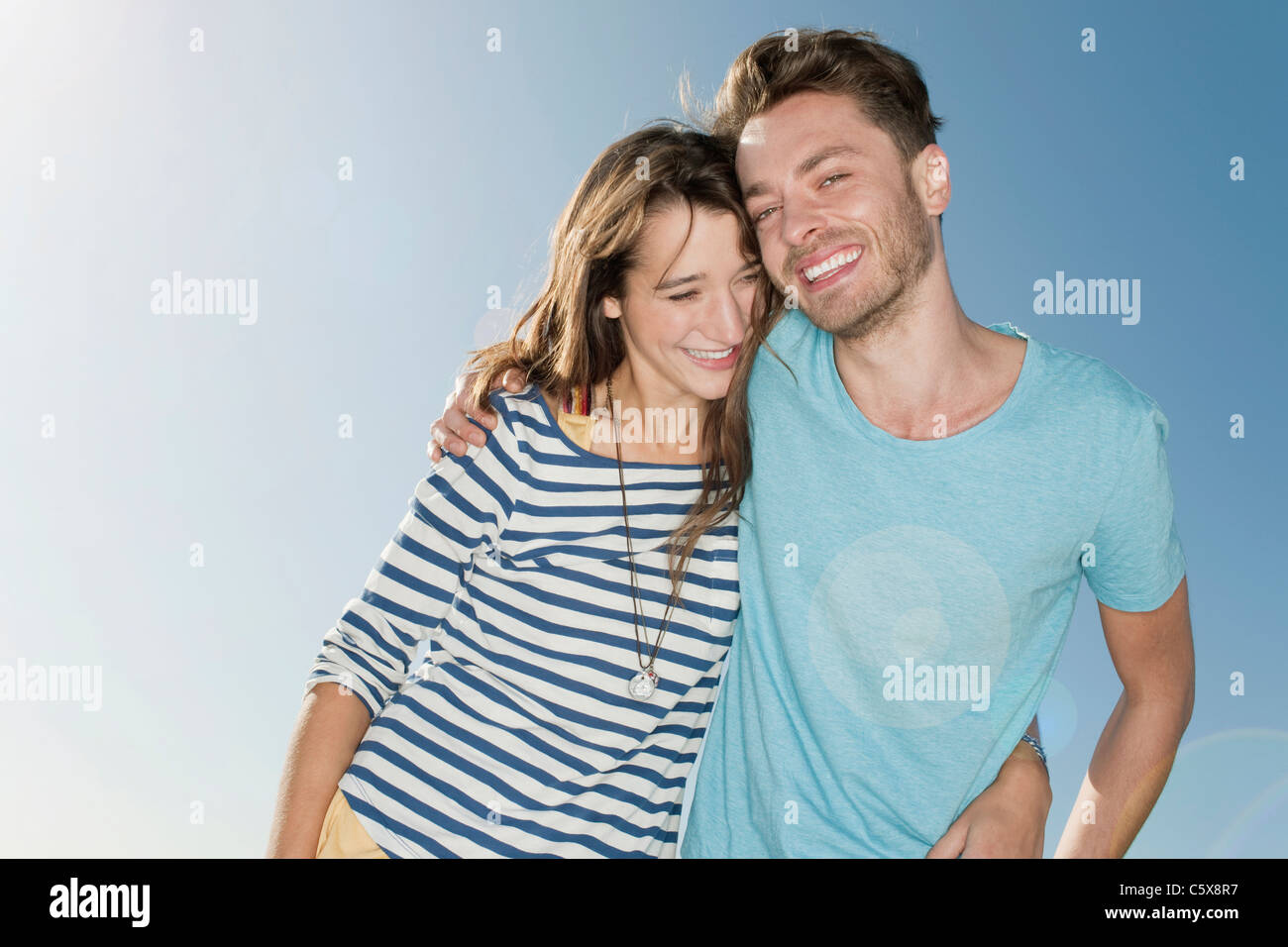 Germany, Berlin, Portrait of a young couple Stock Photo - Alamy