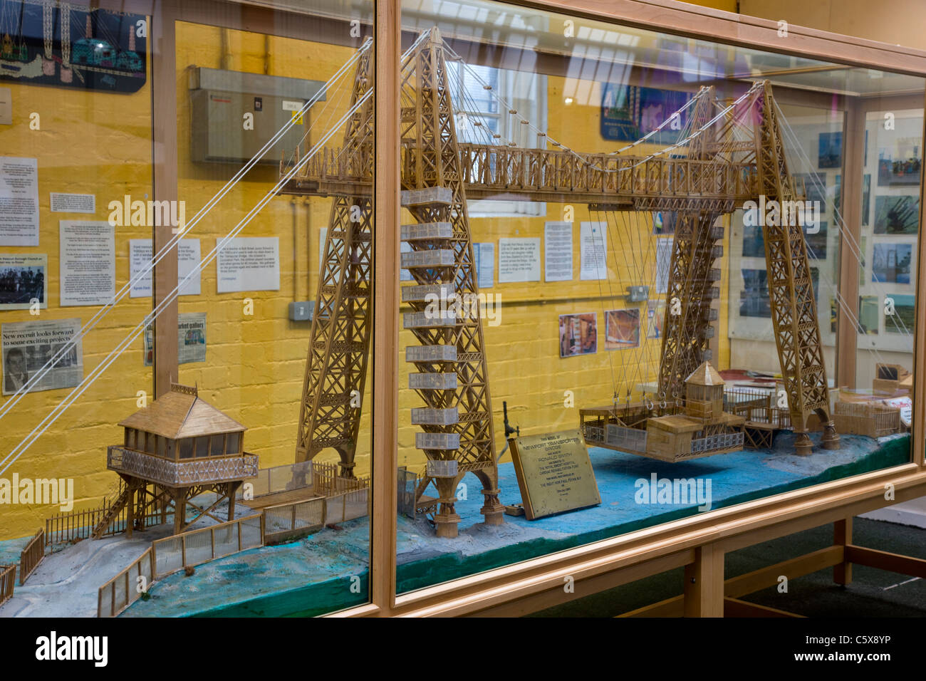 Model of transporter bridge hi-res stock photography and images - Alamy