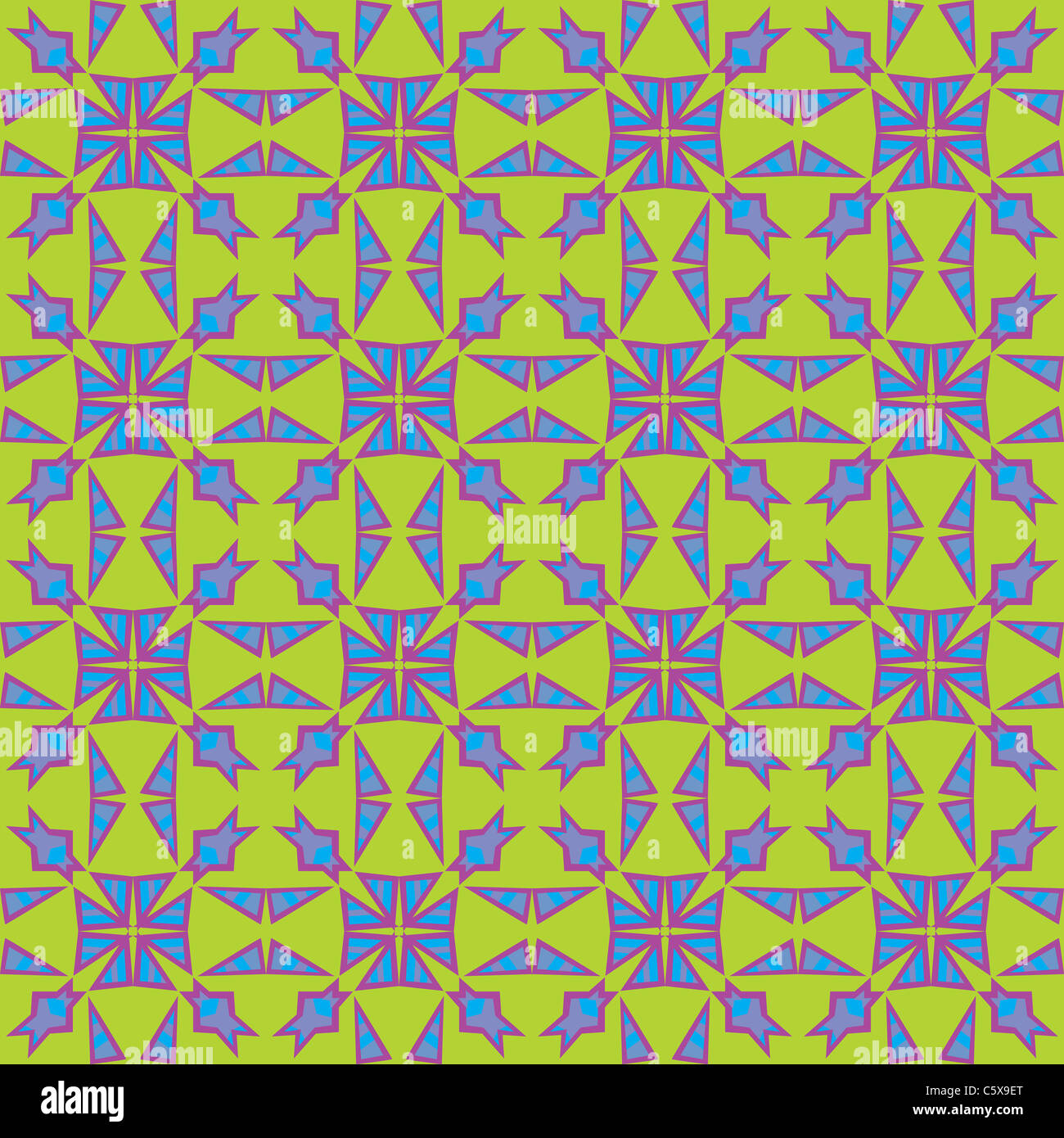 Colliding triangles in blue and purple in a seamless wallpaper pattern ...