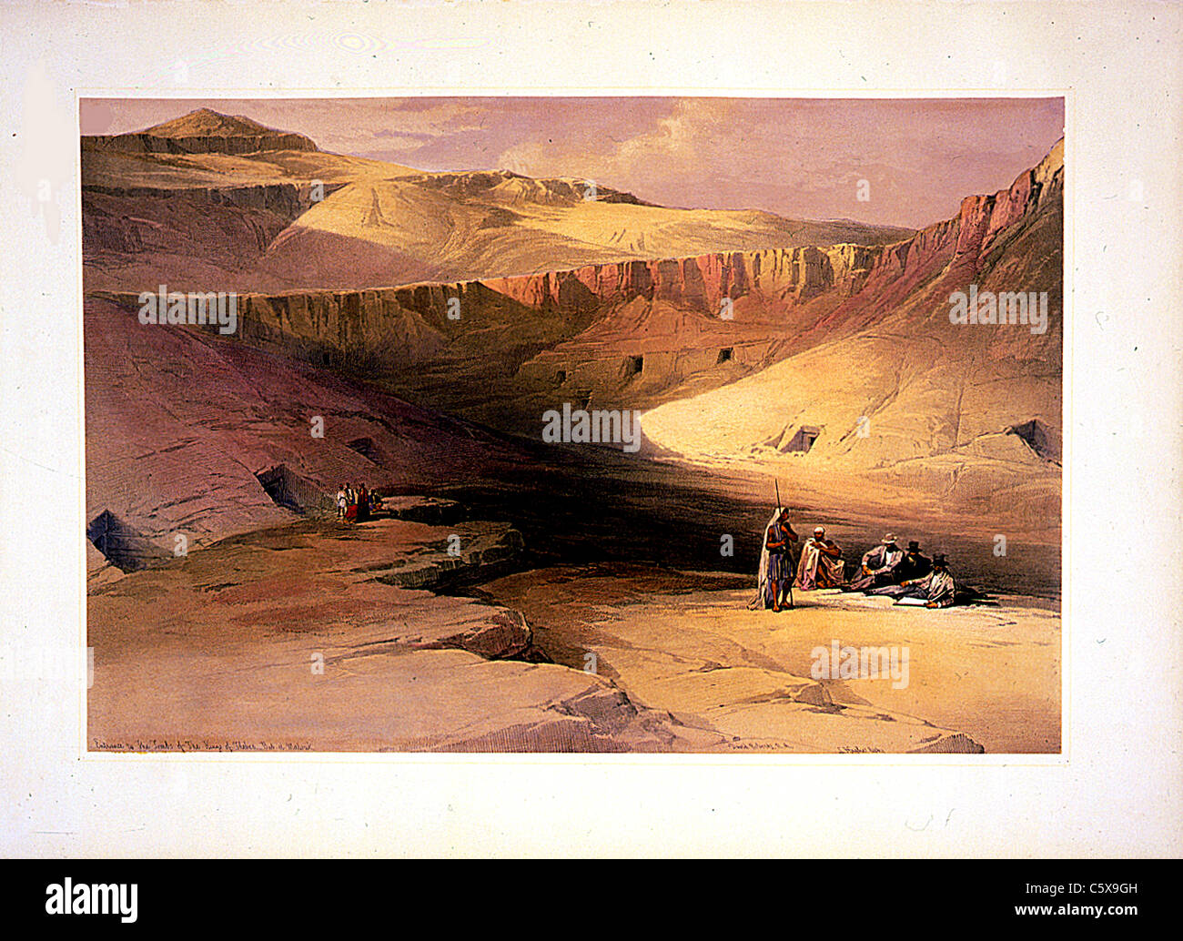 Entrance to the tombs of the kings of Thebes--Bab-el-Malouk, Louis ...