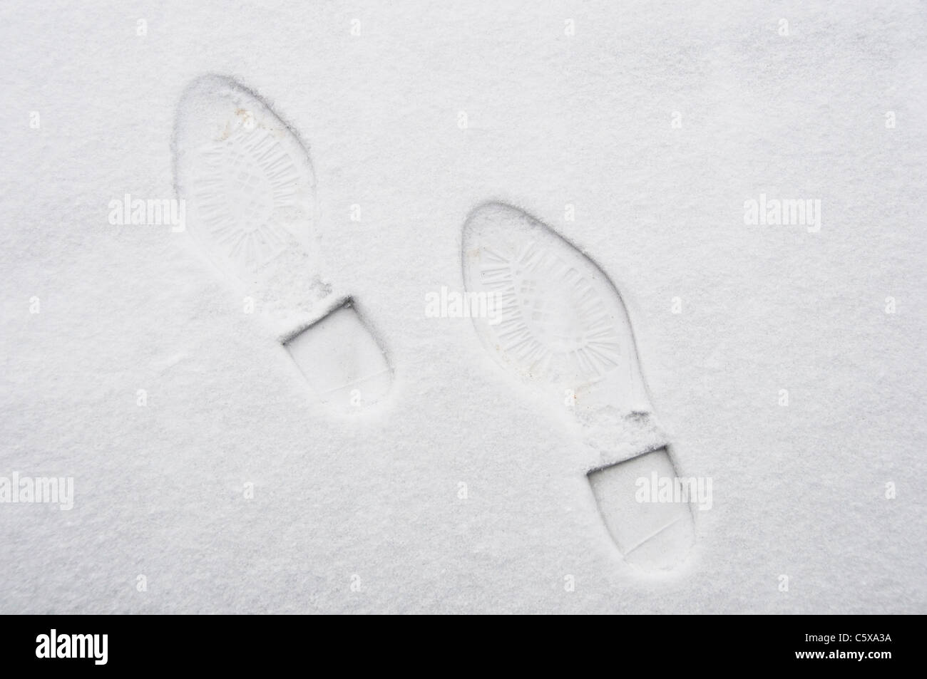 Human prints in snow hi-res stock photography and images - Alamy