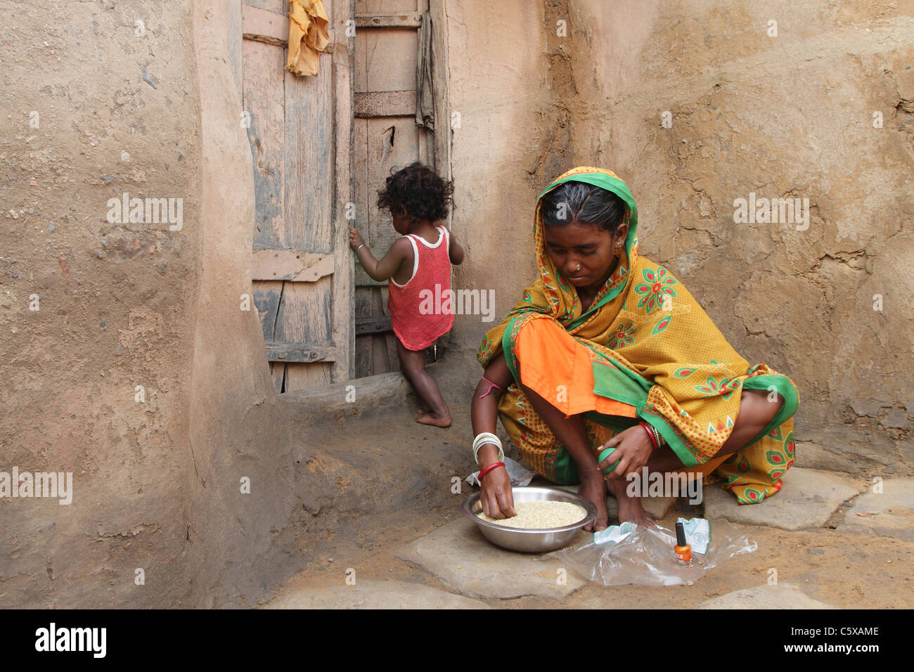 Cleaning rice hi-res stock photography and images - Alamy