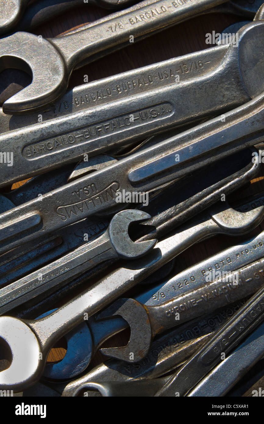 Old spanner hi-res stock photography and images - Alamy