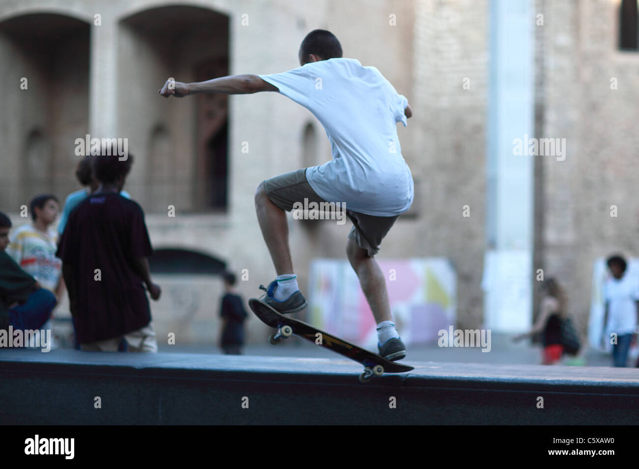 Skateboard Stunts Tricks Jumps Stock Photo - Alamy