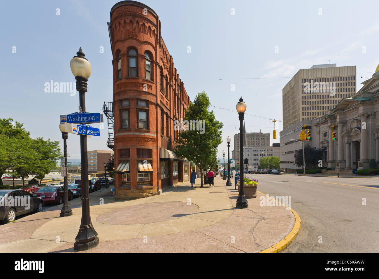 Genesee Street in downtown Utica New York Stock Photo - Alamy