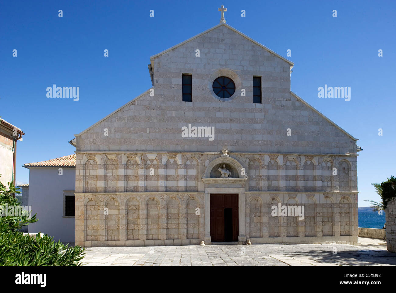 Croatia, Rab Island, Old Town, Church Stock Photo - Alamy