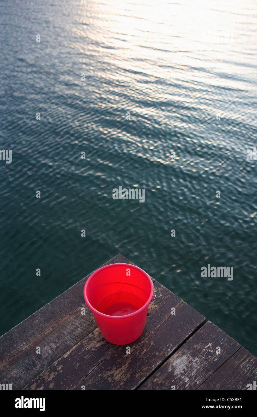 Red bucket hi-res stock photography and images - Alamy