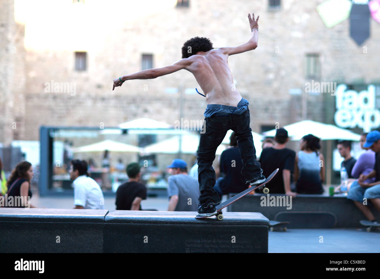 Skateboard Stunts Tricks Jumps Stock Photo - Alamy