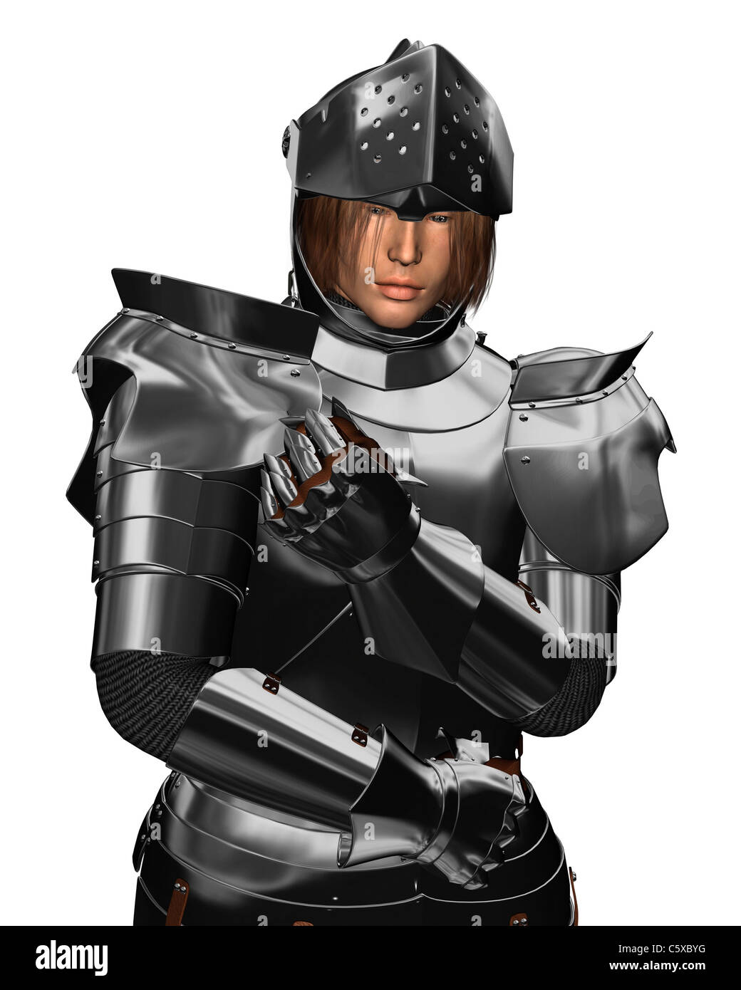 Fifteenth Century Medieval Knight Portrait Stock Photo - Alamy