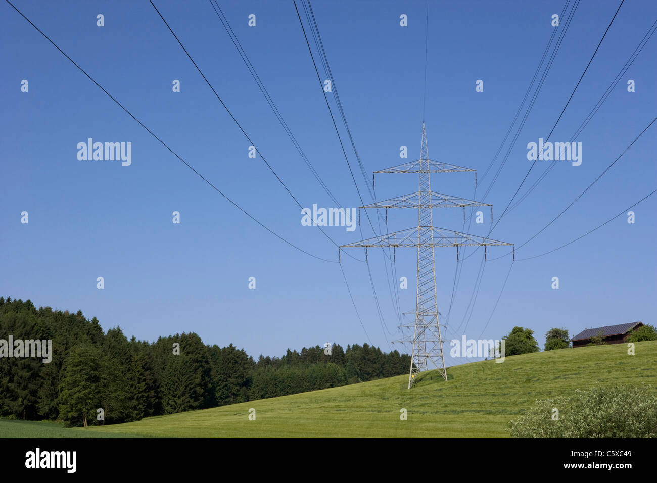 Power poles hi-res stock photography and images - Alamy