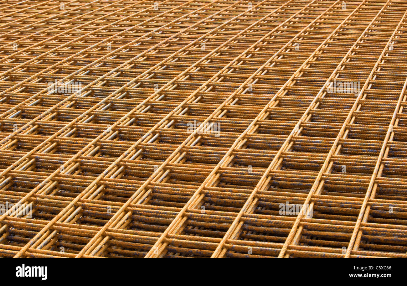 Construction steel, grid, full frame Stock Photo - Alamy