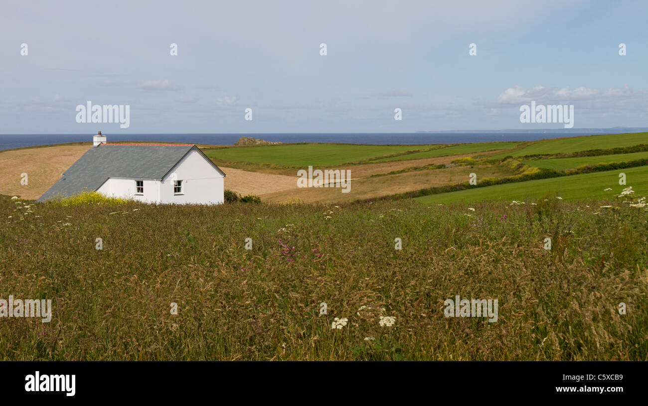 Car park at Lizard Point Stock Photo - Alamy