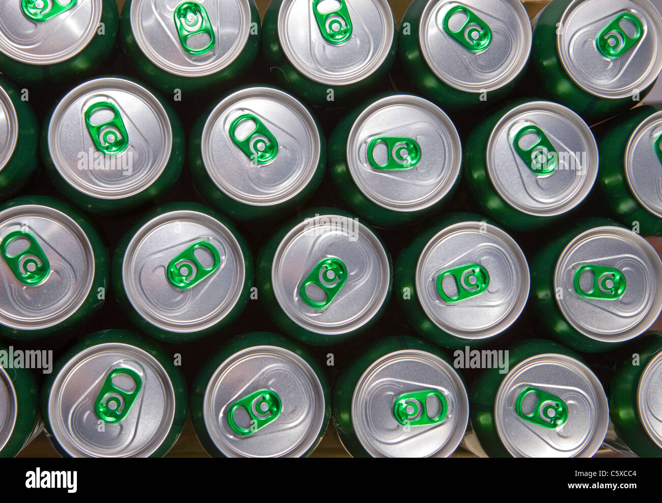 Aluminum cans with keys close-up Stock Photo - Alamy