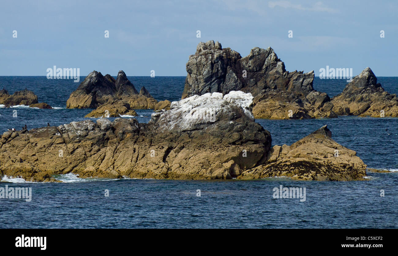 Shag Rock and Man of War, Lizard Point, Cornwall Stock Photo - Alamy