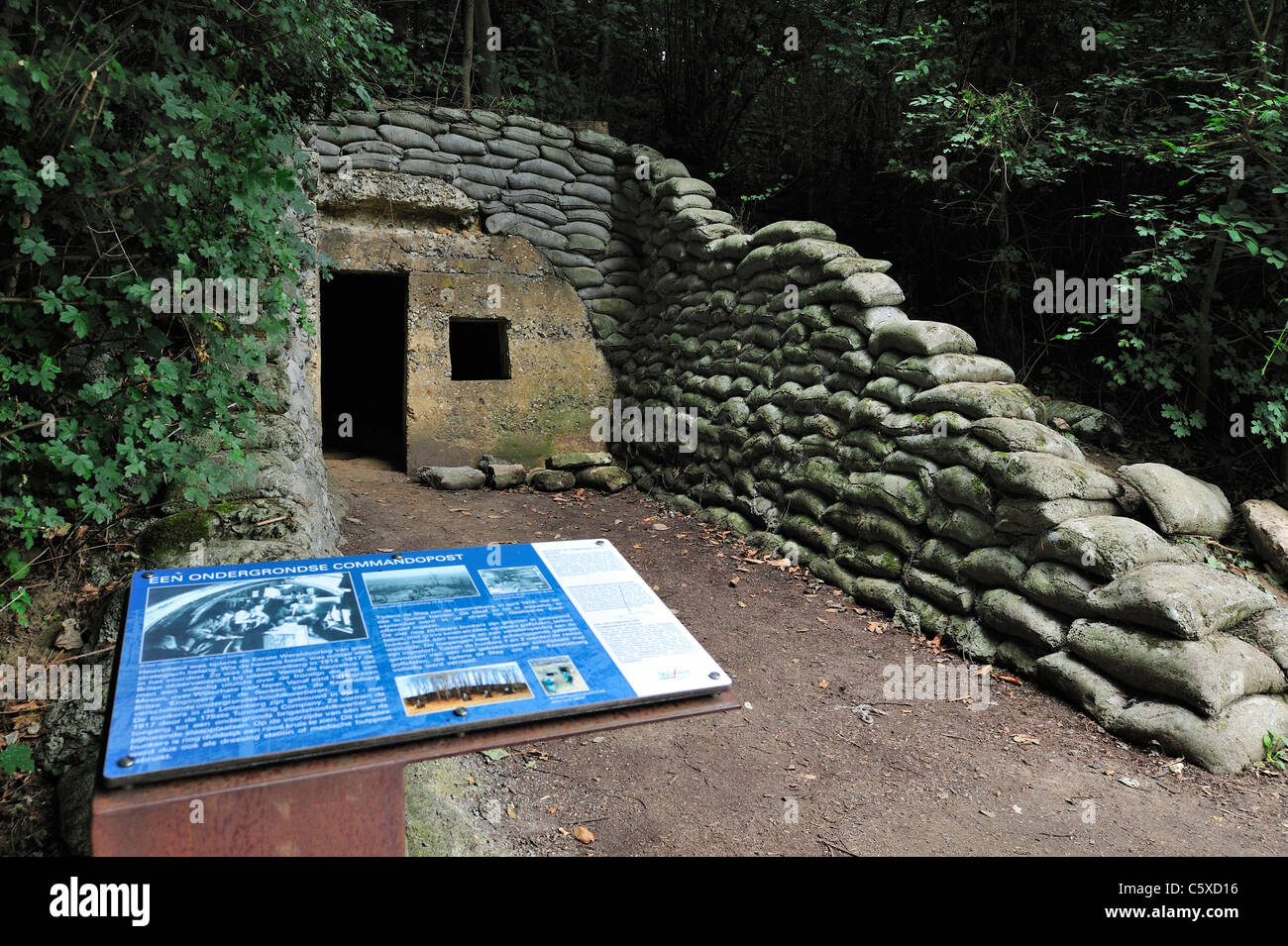 One of four WW1 British bunkers as headquarters on the Lettenberg ... One of four WW1 British bunkers as headquarters on the Lettenberg ...