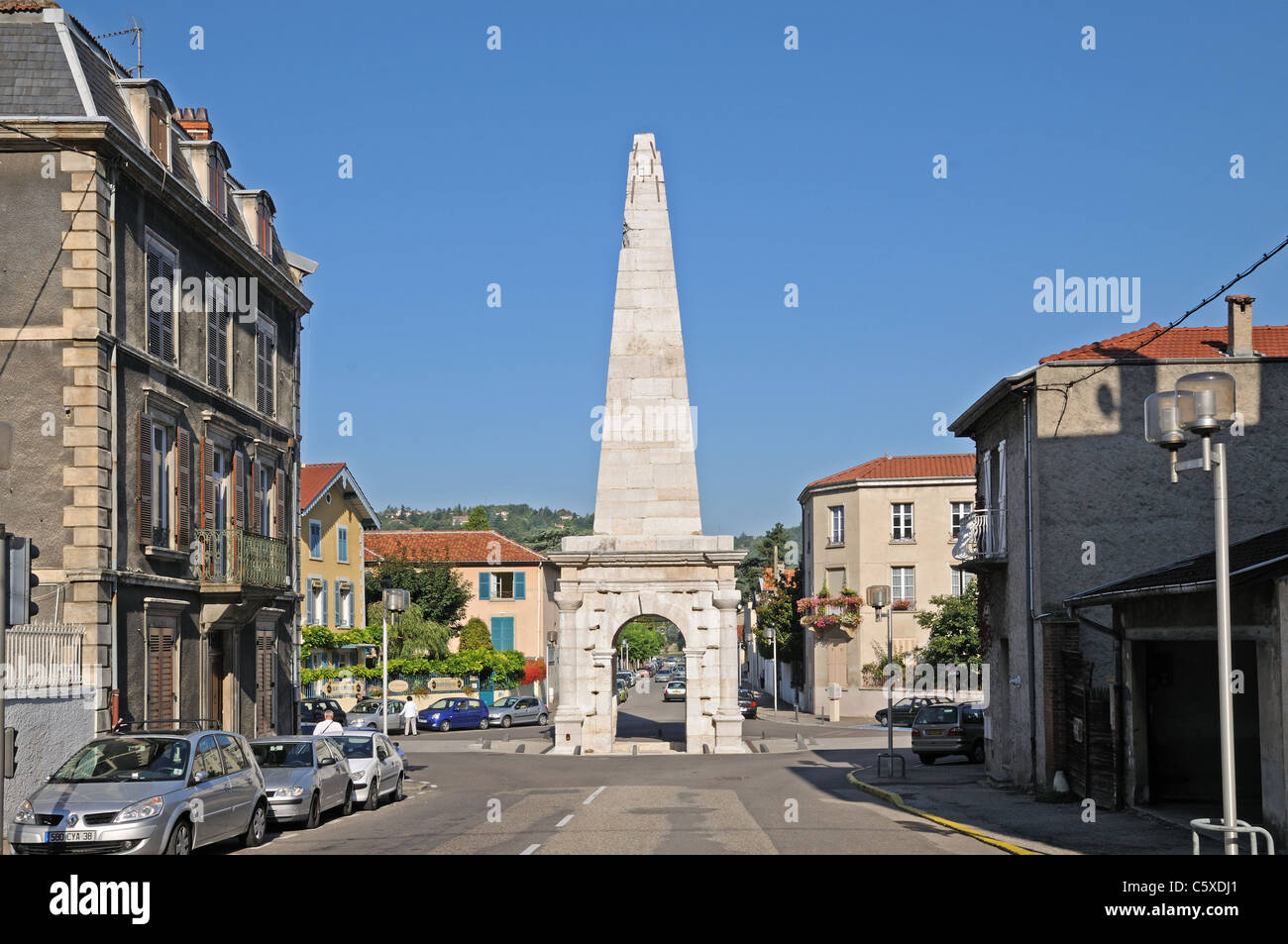 Pyramid Roman monument known as La Pyramide in Vienne France An old ...