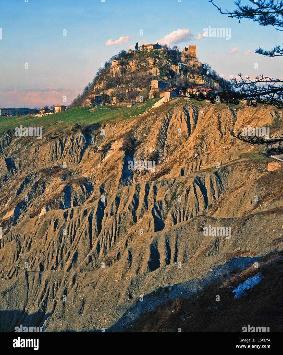 Canossa(Reggio Emilia).The hill of the castle Stock Photo - Alamy