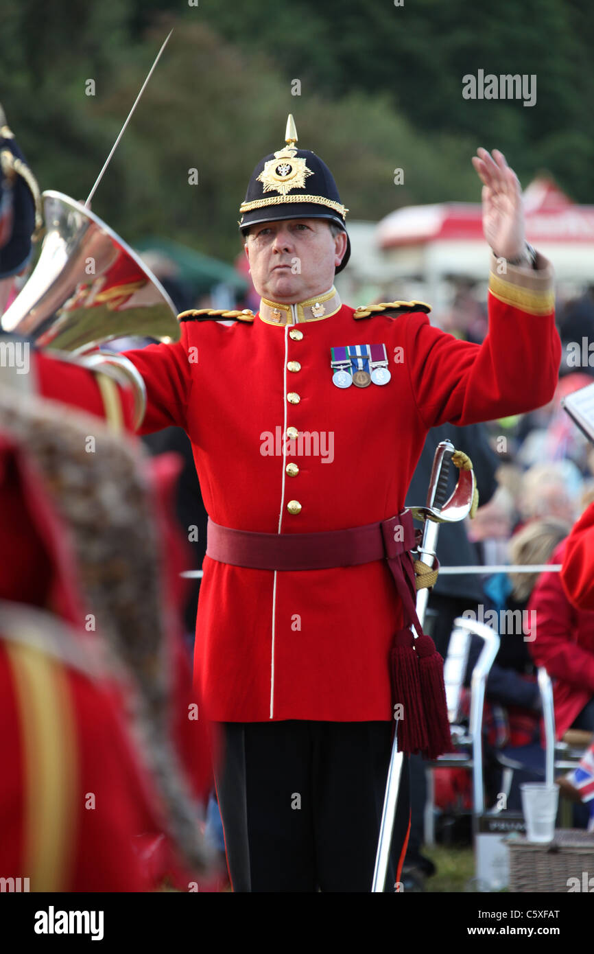 The bandmaster of the Volunteer Band of the Mercian Regiment during the ...