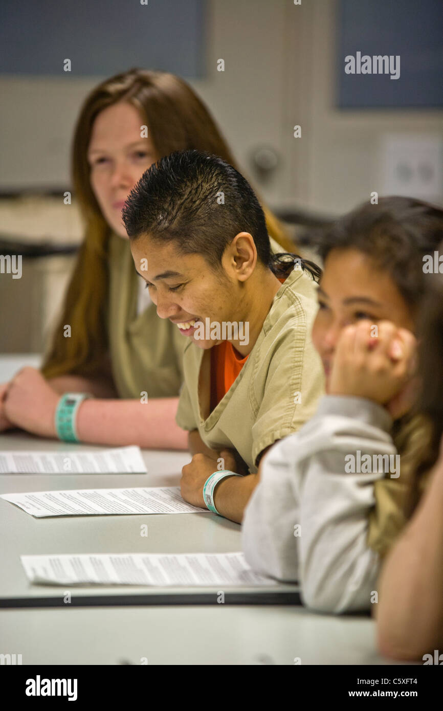 Women in jail uniform hi-res stock photography and images - Alamy