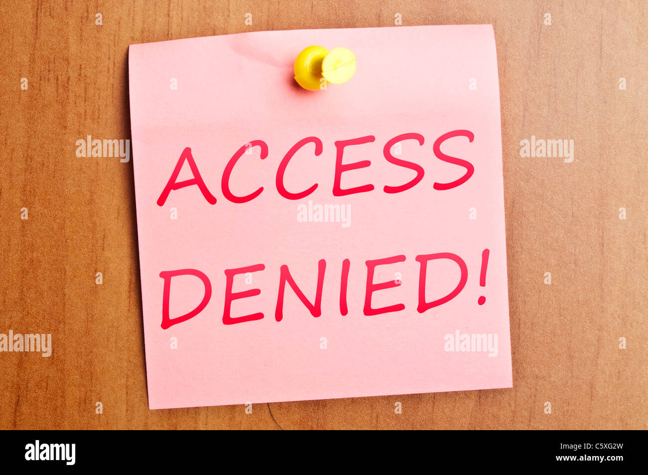 Secure access is blocked hi-res stock photography and images - Alamy