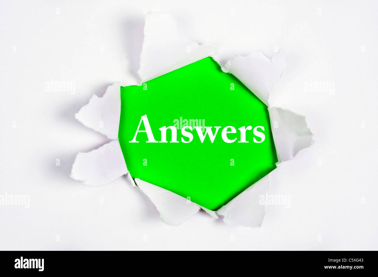 Answer discovered hi-res stock photography and images - Alamy