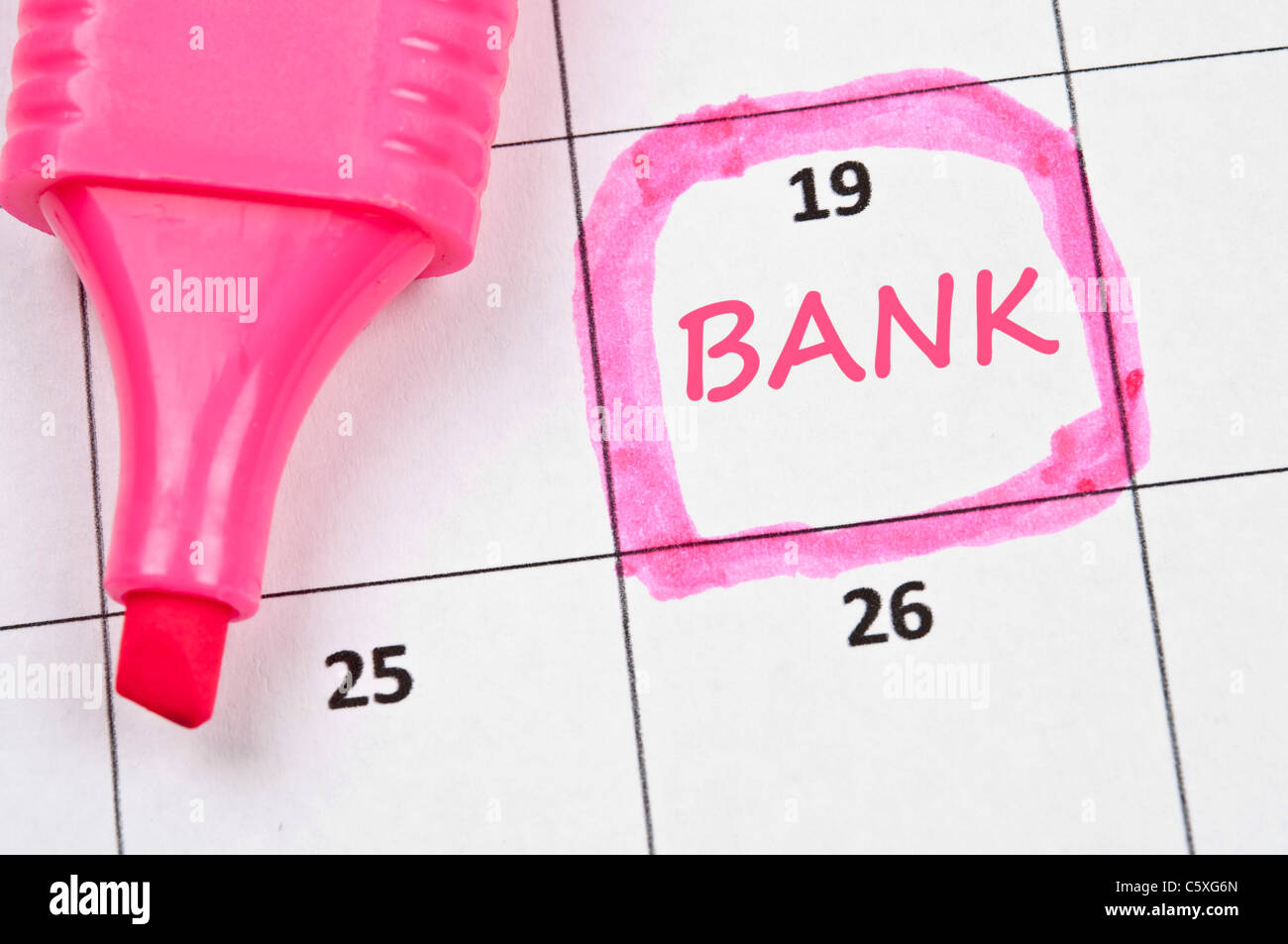 Bank schedule hi-res stock photography and images - Alamy