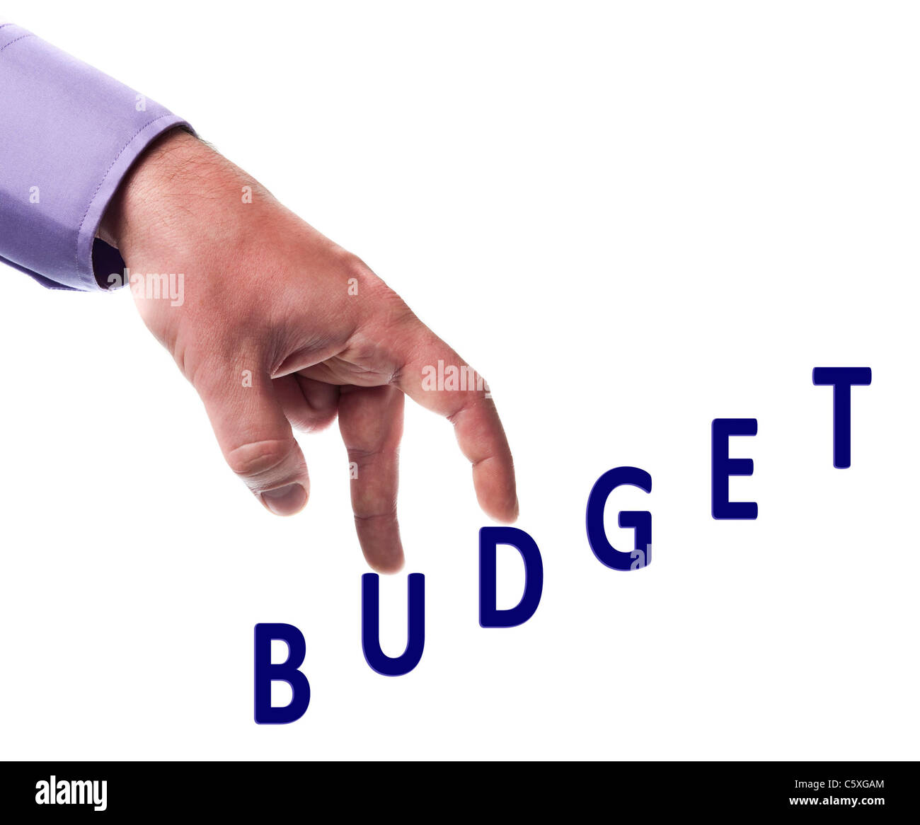 Budgeting concept money Cut Out Stock Images & Pictures - Alamy