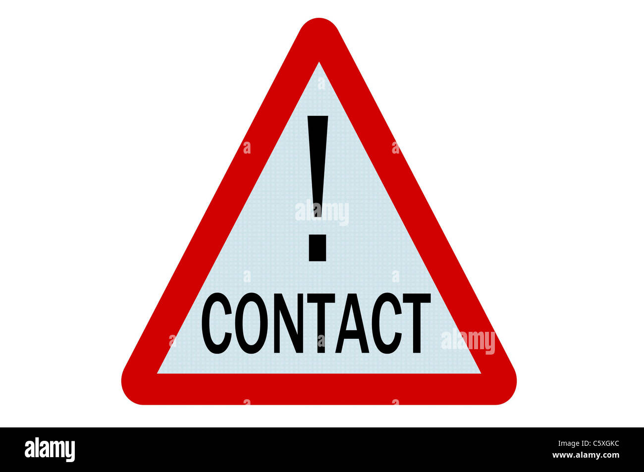 Contact sign illustration on white background Stock Photo - Alamy