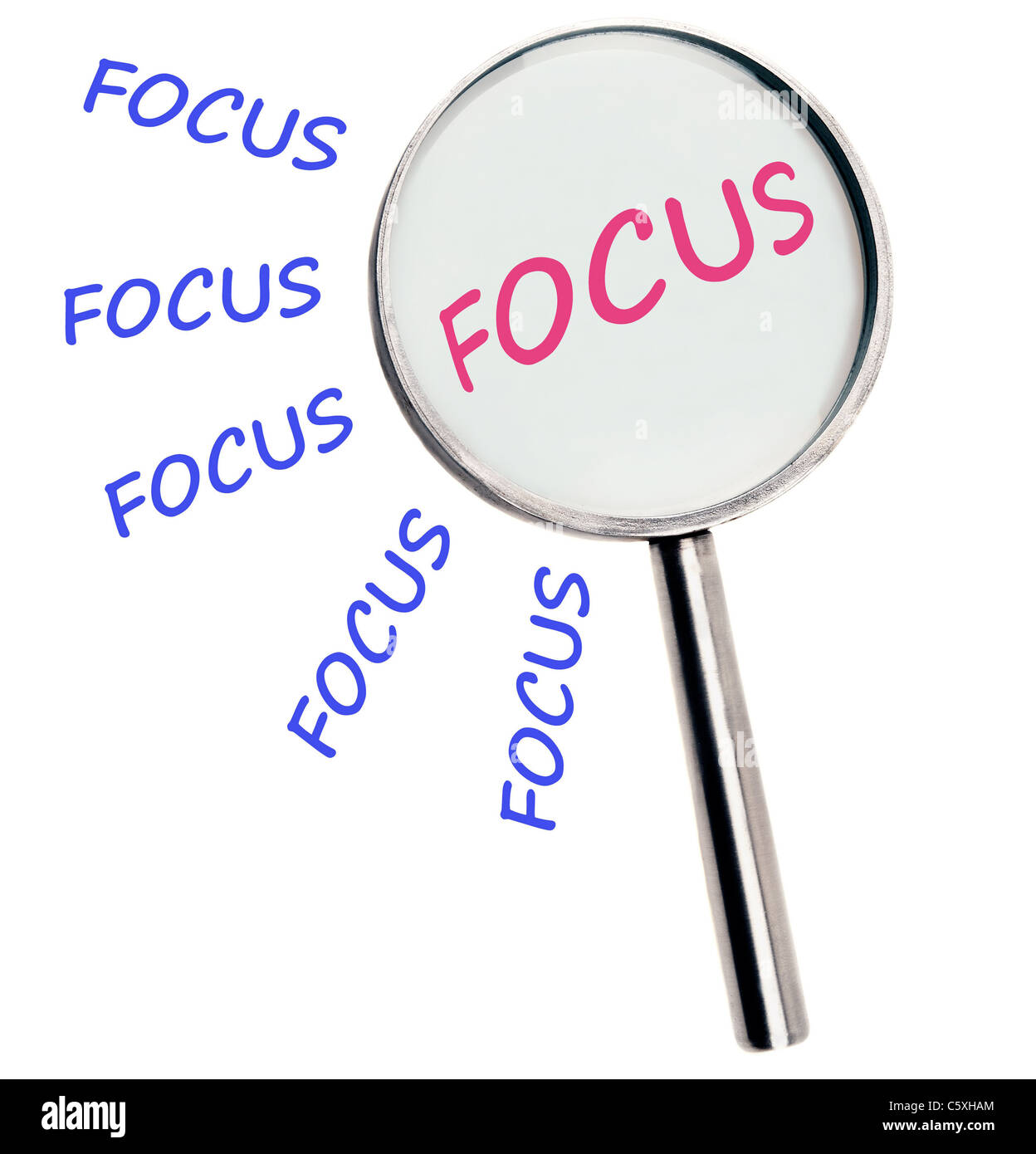 Magnifying glass effect Cut Out Stock Images & Pictures - Alamy