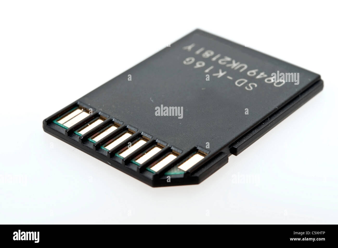 Storage card isolated on white background Stock Photo - Alamy