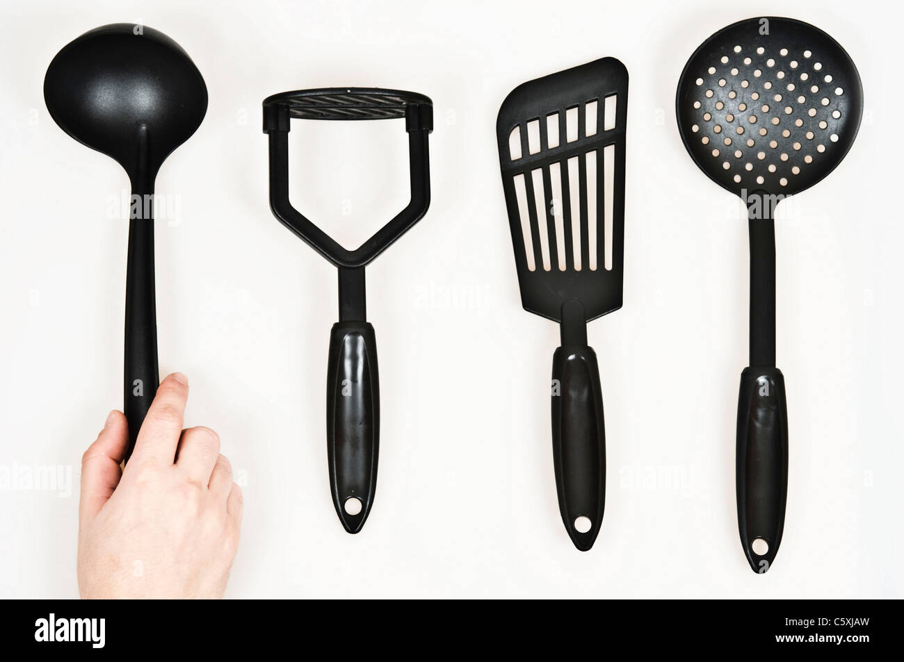 Collection of kitchen tools hi-res stock photography and images - Alamy