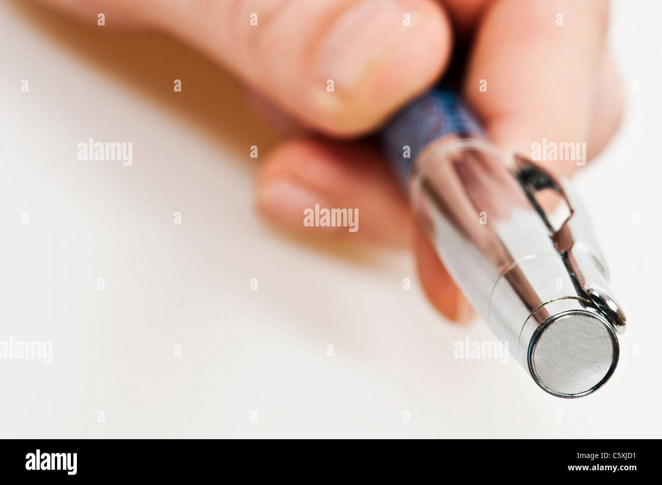 Isolated pen on white background Stock Photo - Alamy