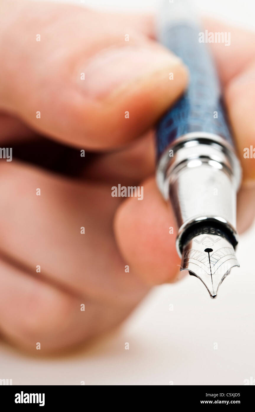 Isolated pen on white background Stock Photo - Alamy
