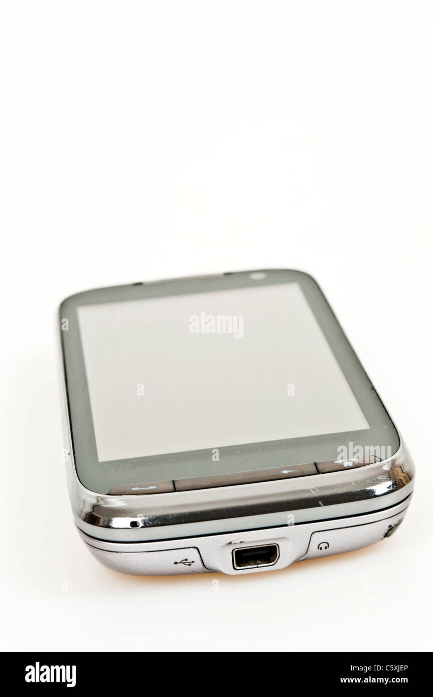 Phone isolated on white background Stock Photo - Alamy