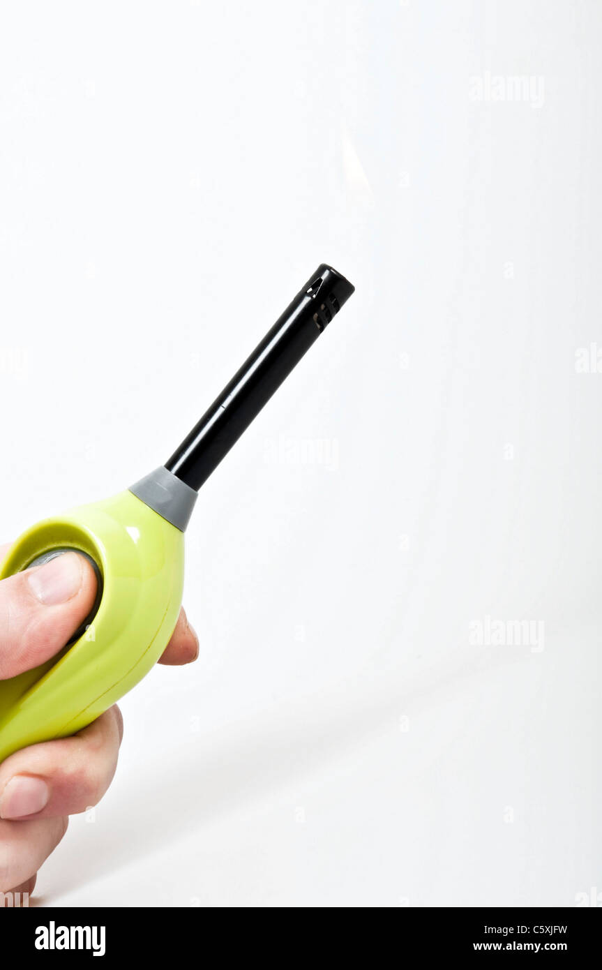 Cooker lighter isolated on white background Stock Photo - Alamy