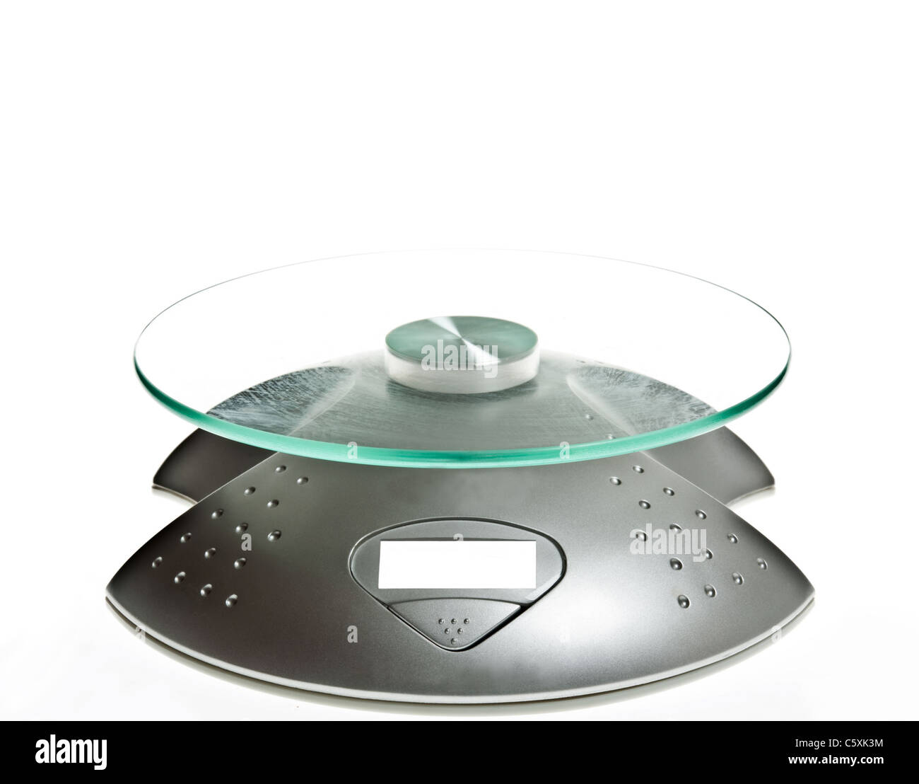 Isolated food scale on white background Stock Photo - Alamy
