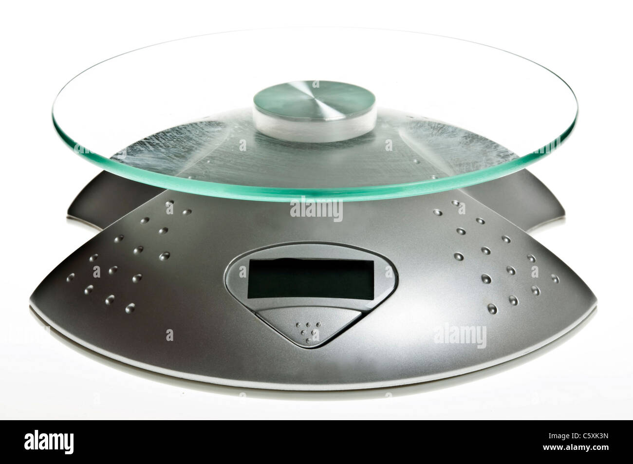 Isolated food scale on white background Stock Photo - Alamy