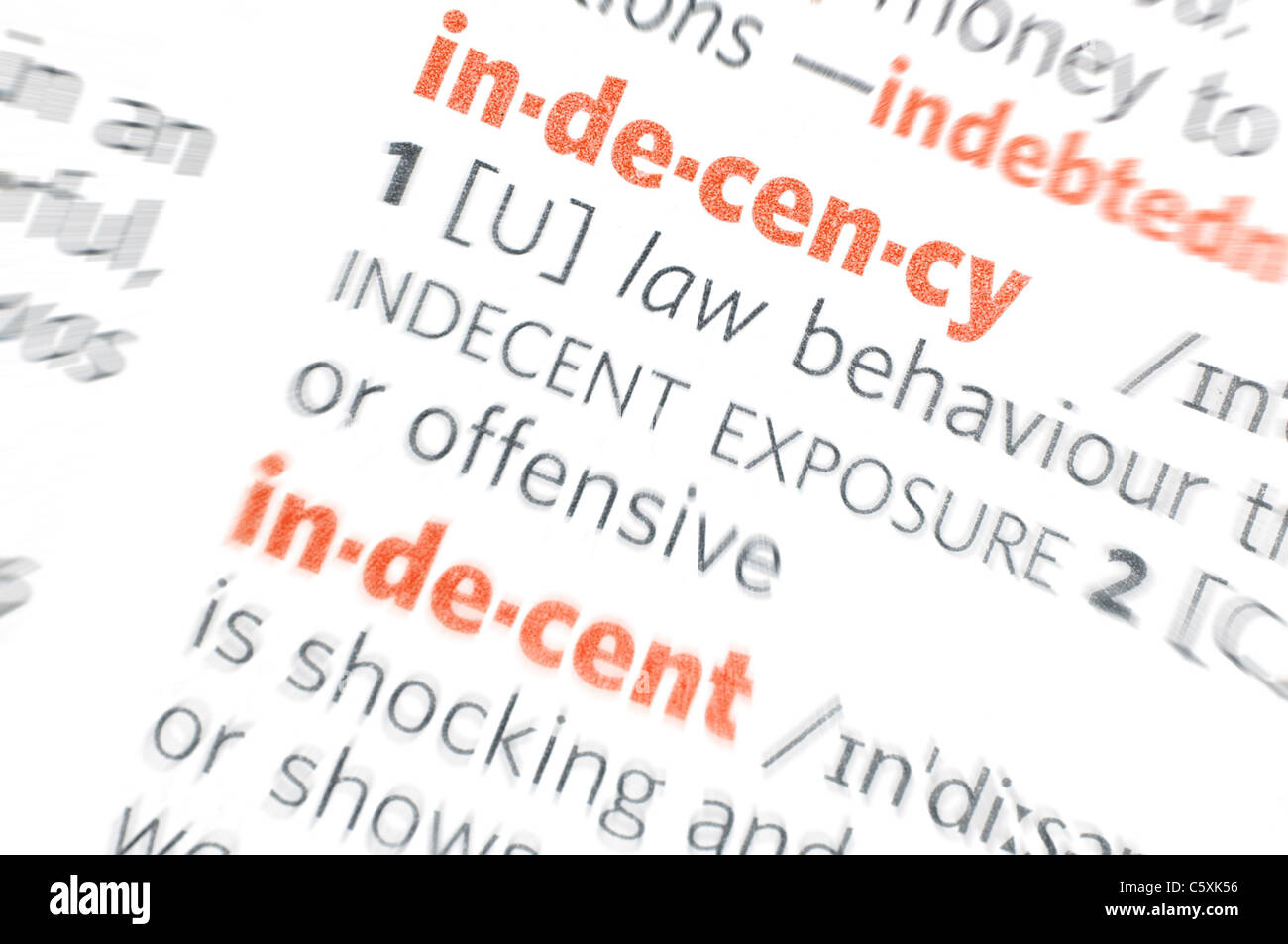 Indecent indecency hi-res stock photography and images - Alamy