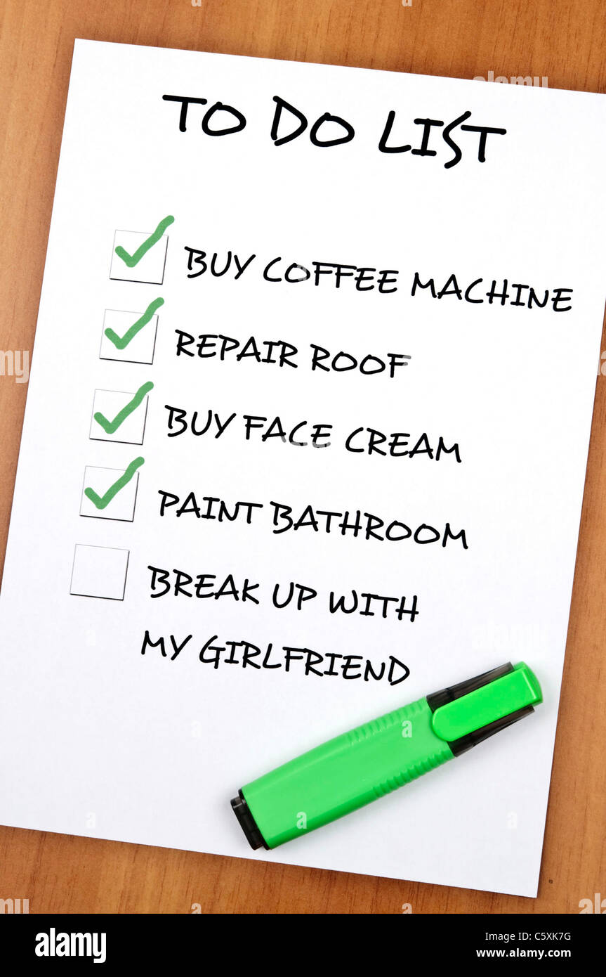List memo task reminder hi-res stock photography and images - Alamy