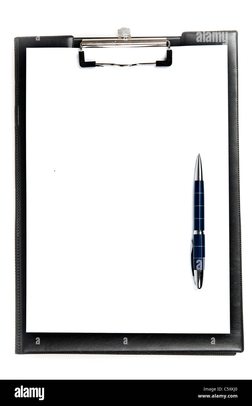 Isolated notepad on white background Stock Photo - Alamy