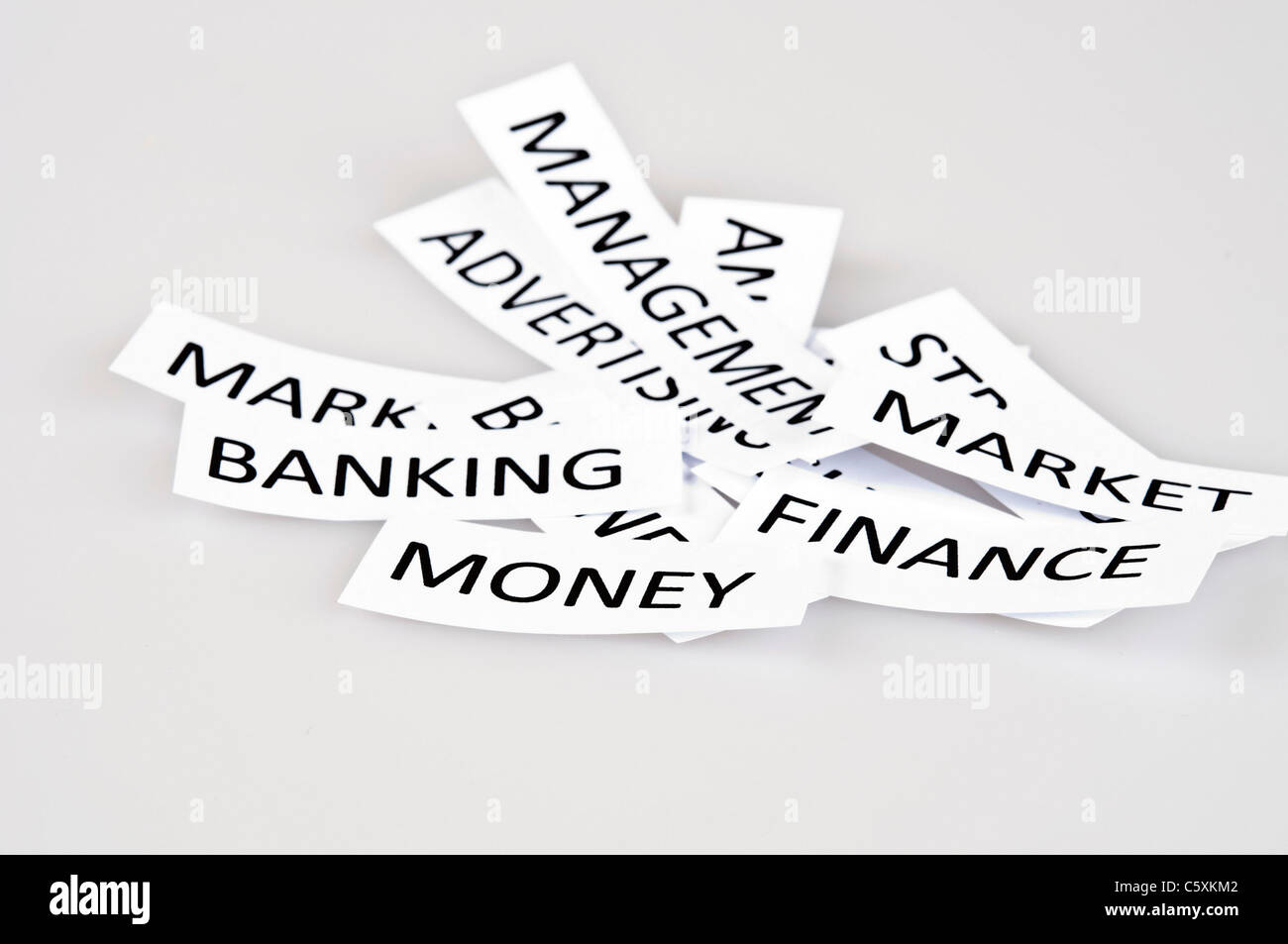 Isolated group of business notes Stock Photo - Alamy