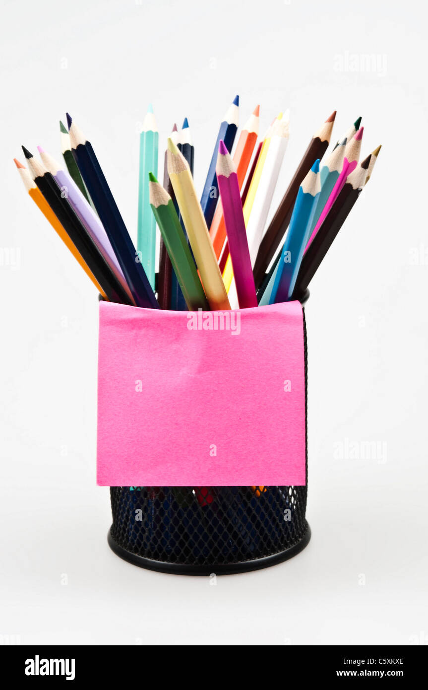 Group of different colorful pencils Stock Photo - Alamy