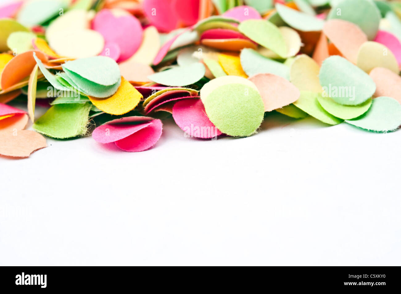 Background from many confetti paper Stock Photo - Alamy