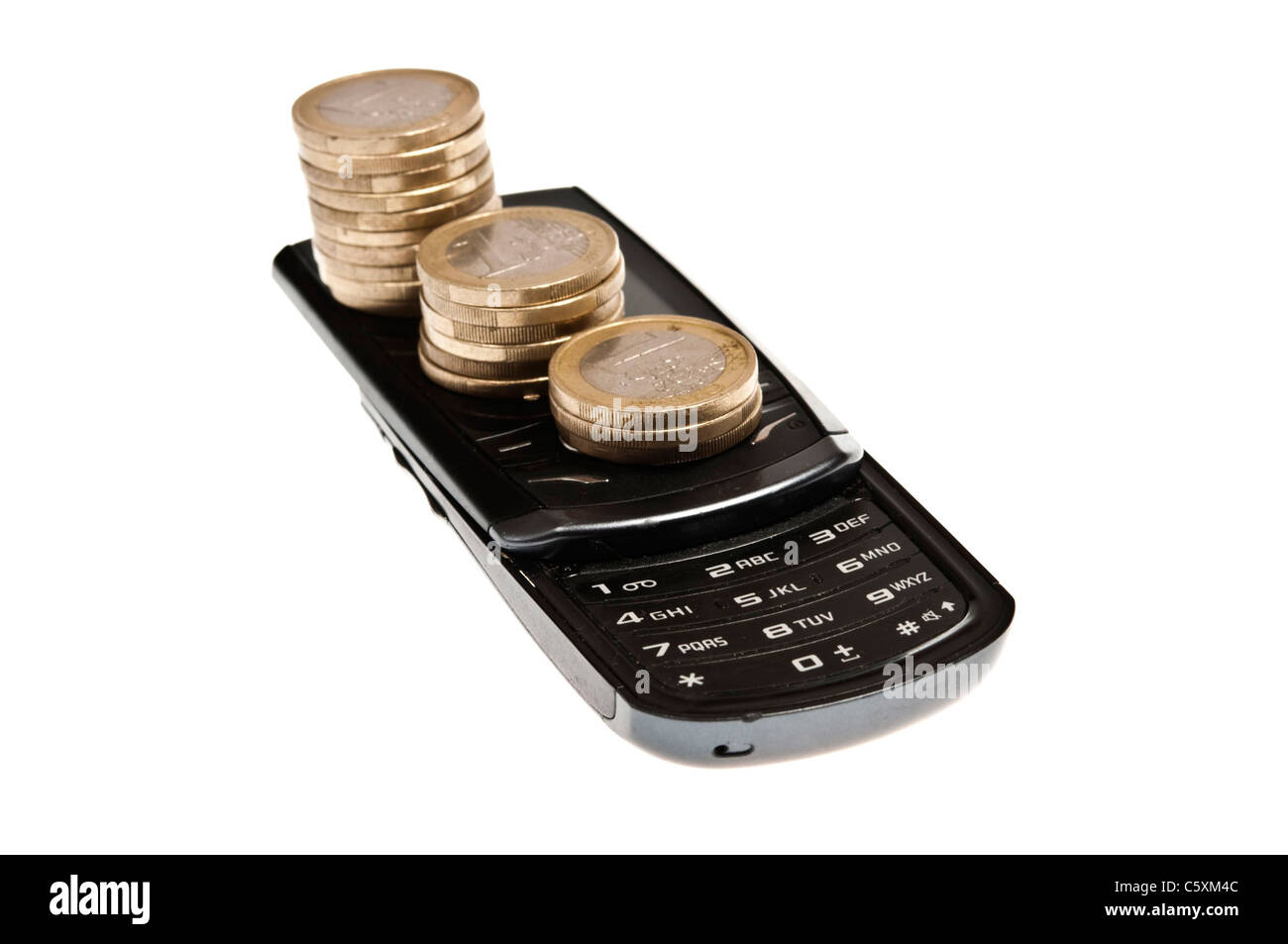 Money telephone hi-res stock photography and images - Alamy